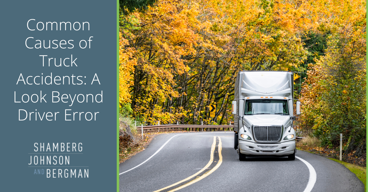 Common Causes of Truck Accidents: A Look Beyond Driver Error